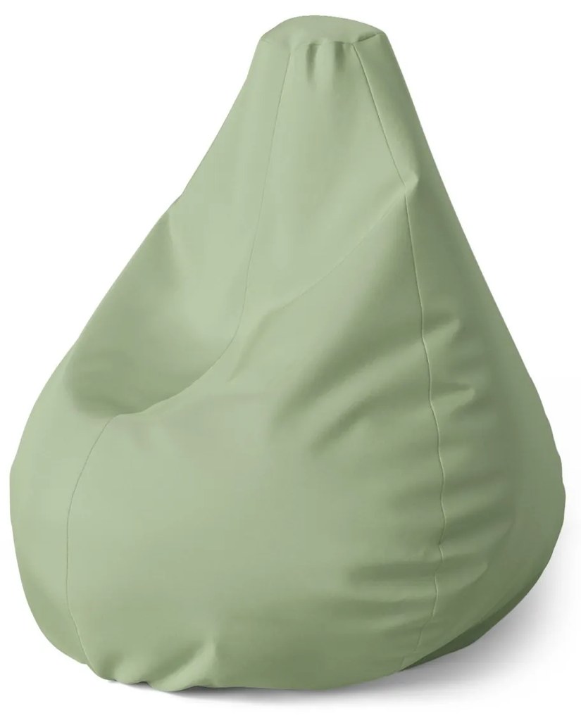 Sablio Sedací vak Pear Zelená serene - 70 x 70 x 95 cm