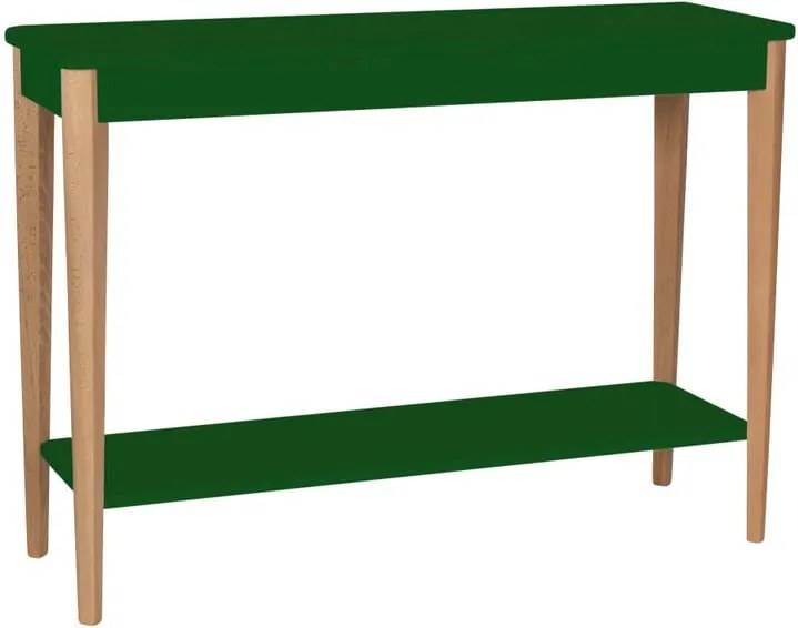 Tmavě zelený stolek Ragaba Ashme, šířka 105 cm