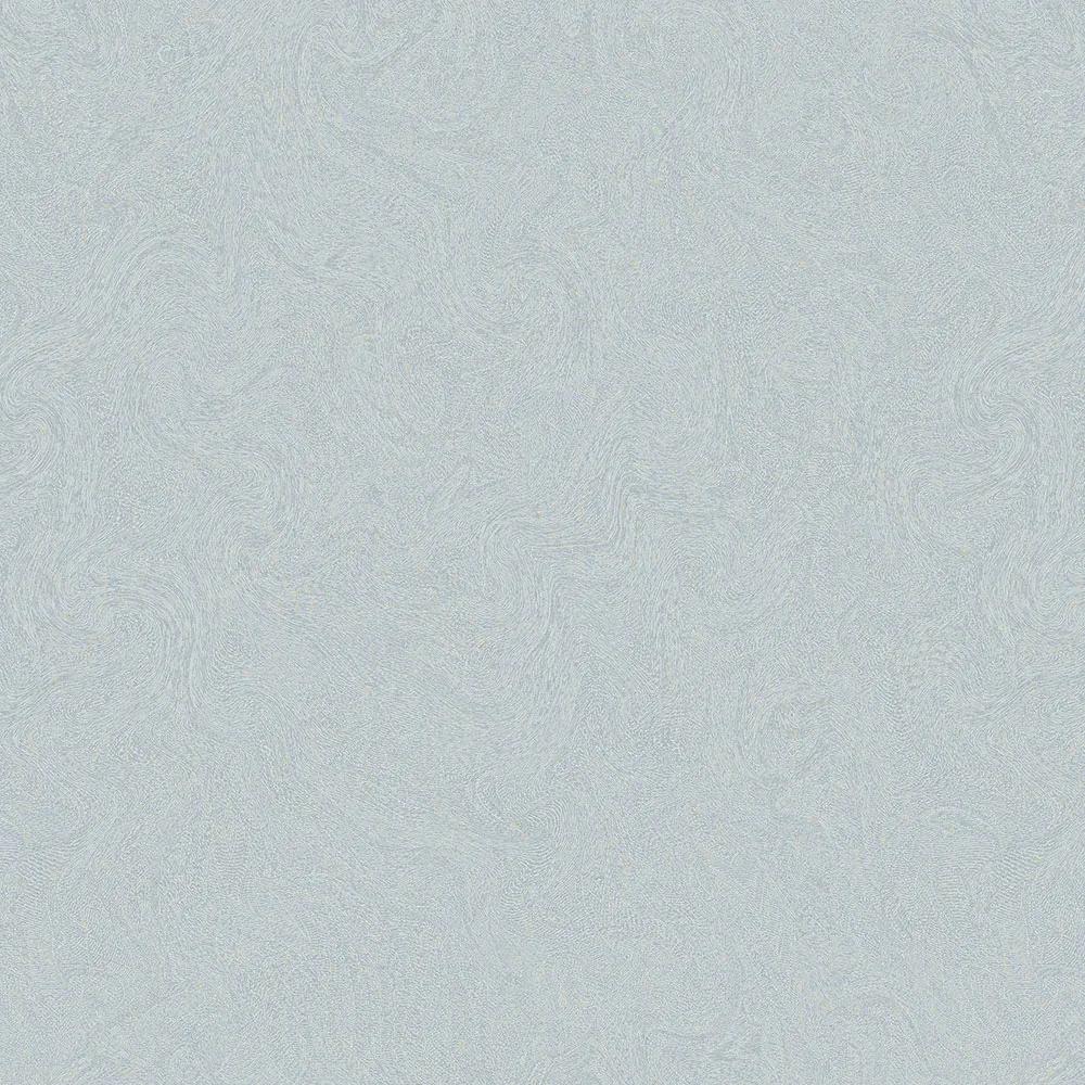 Luxusní šedo-stříbrná vliesová tapeta na zeď, vlnky  WL220551, Wll-for 2, Vavex