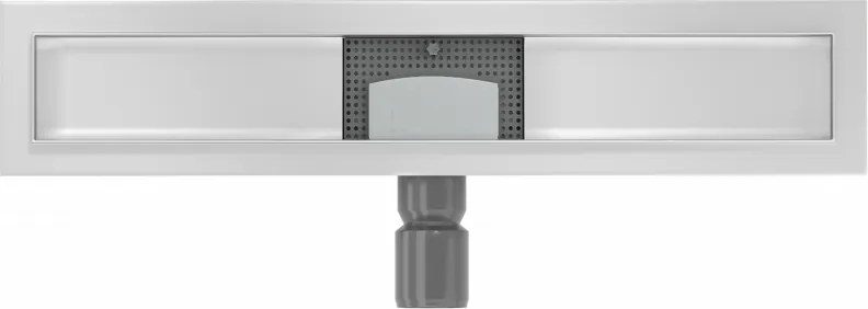Mexen Flat nerezový sprchový žlab 50 cm - tělo žlabu bez krytu, 1015050
