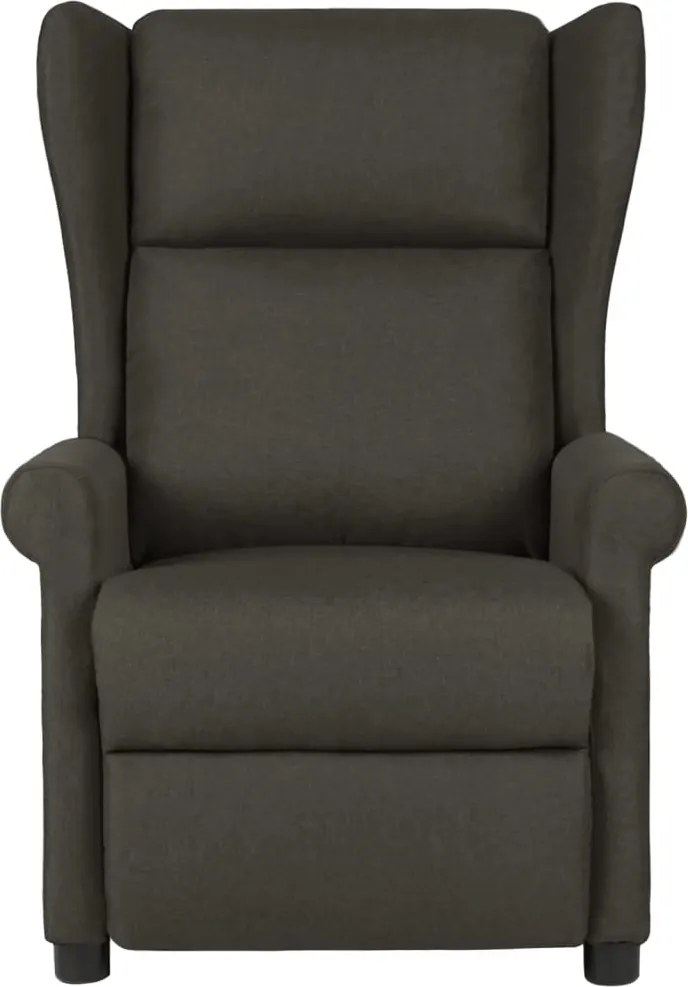 Polohovací křeslo taupe textil 340957