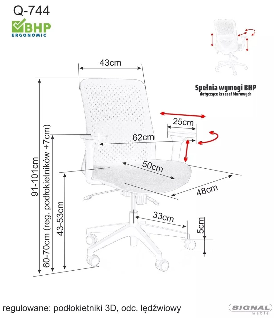 Kancelářská židle Nexor černá