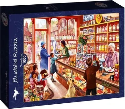 BLUEBIRD Puzzle Cukrárna na návsi / 1000 dílků