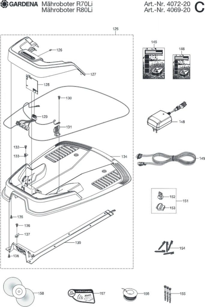 Robotická sekačka R70Li