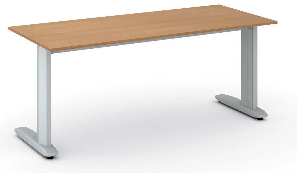 Kancelářský psací stůl PRIMO FLEXIBLE, 180x80 cm, buk