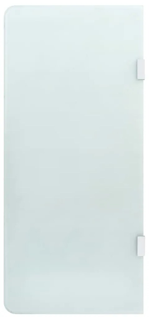 Nástěnná pisoárová zástěna 90 x 40 cm tvrzené sklo 249496