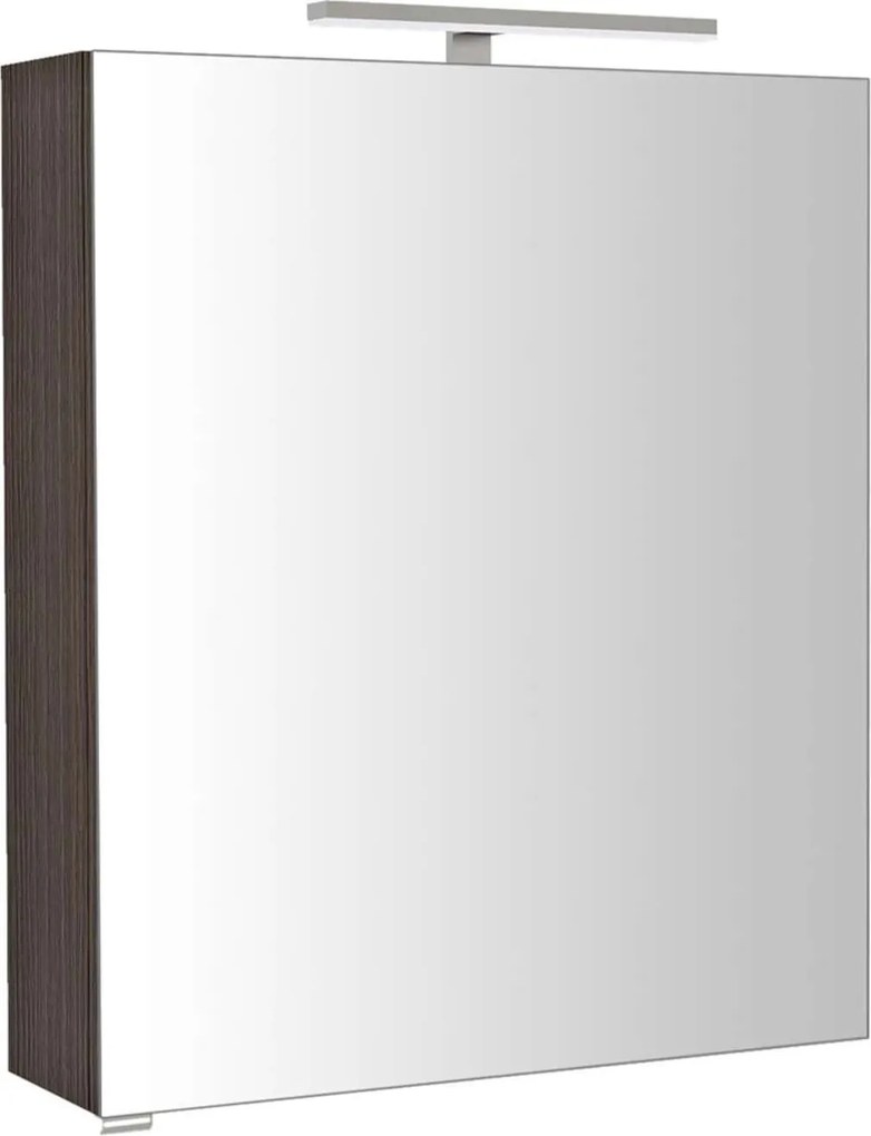 Sapho Riwa - Zrcadlová skříňka s LED osvětlením 60x70x17 cm, borovice rustik RIW060-0016