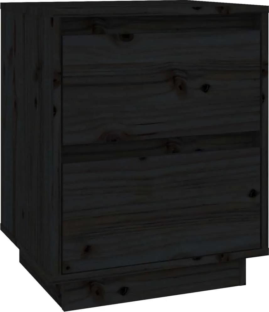 vidaXL Noční stolky 2 ks 40 x 35 x 50 cm masivní borové dřevo [813324] Barva: medová hnědá