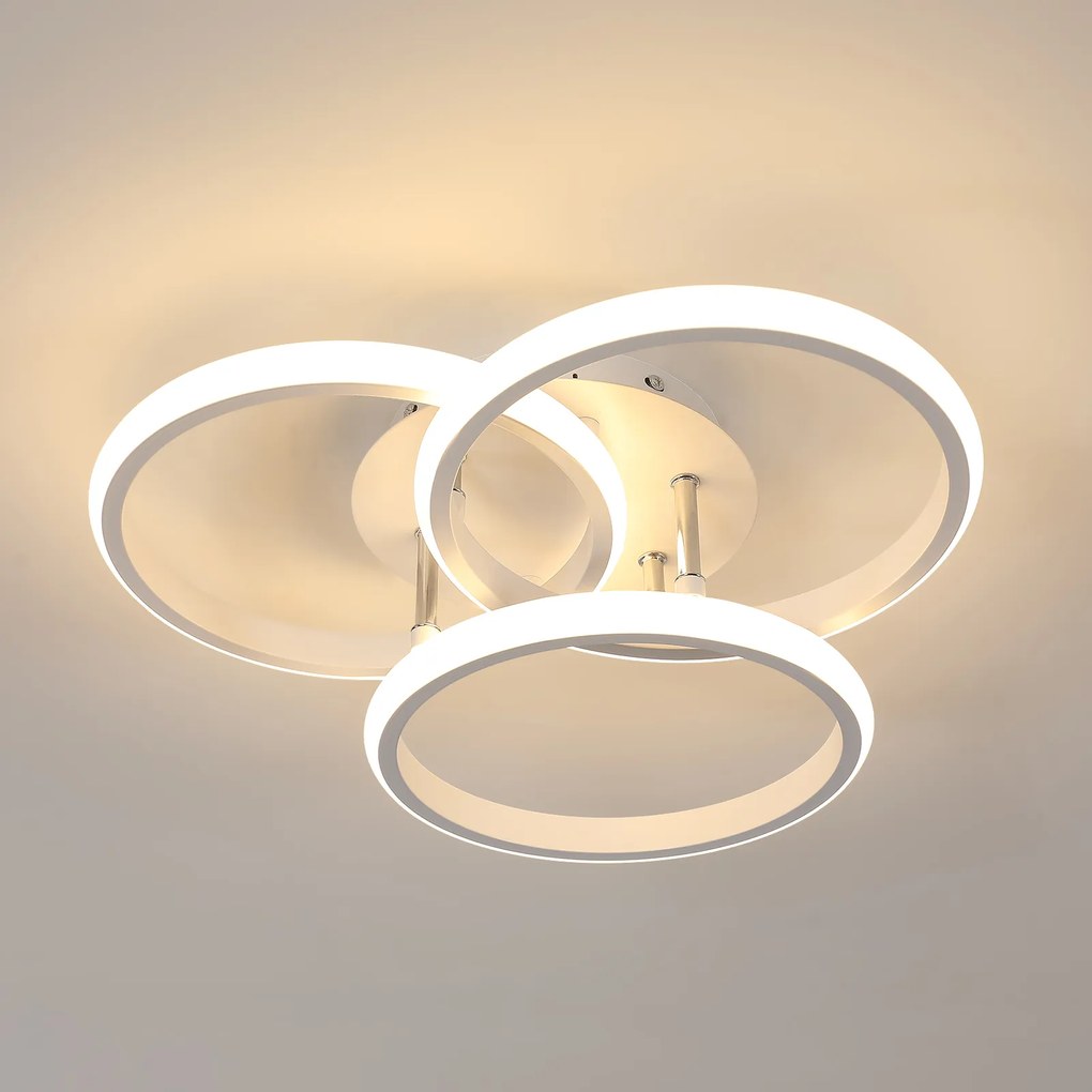 Závěsné Stropní Svítidlo Led Lustr Ring Moderní 40W 3000K