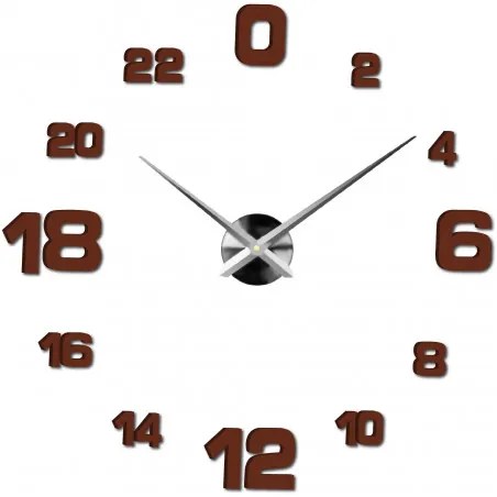 Moderní nalepovací hodiny na zeď | SENTOP 12S022-Wall clock