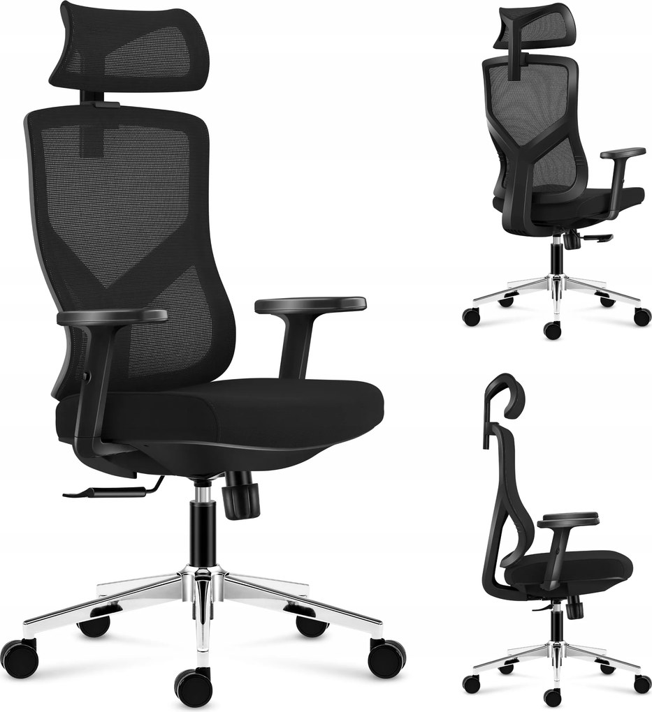 Ergonomické Nastavitelné otočné křeslo Mark Adler Manager 3.3 Black