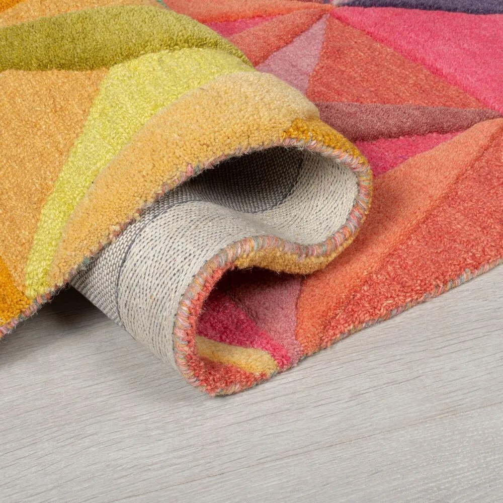 Flair Rugs, Ručně všívaný kusový koberec Illusion Reverie Multi, 120x170, vícebarevná, chodba / předsíň