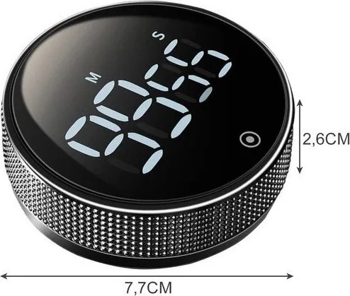 Digitální kuchyňská minutka Ruhhy 22052, černá