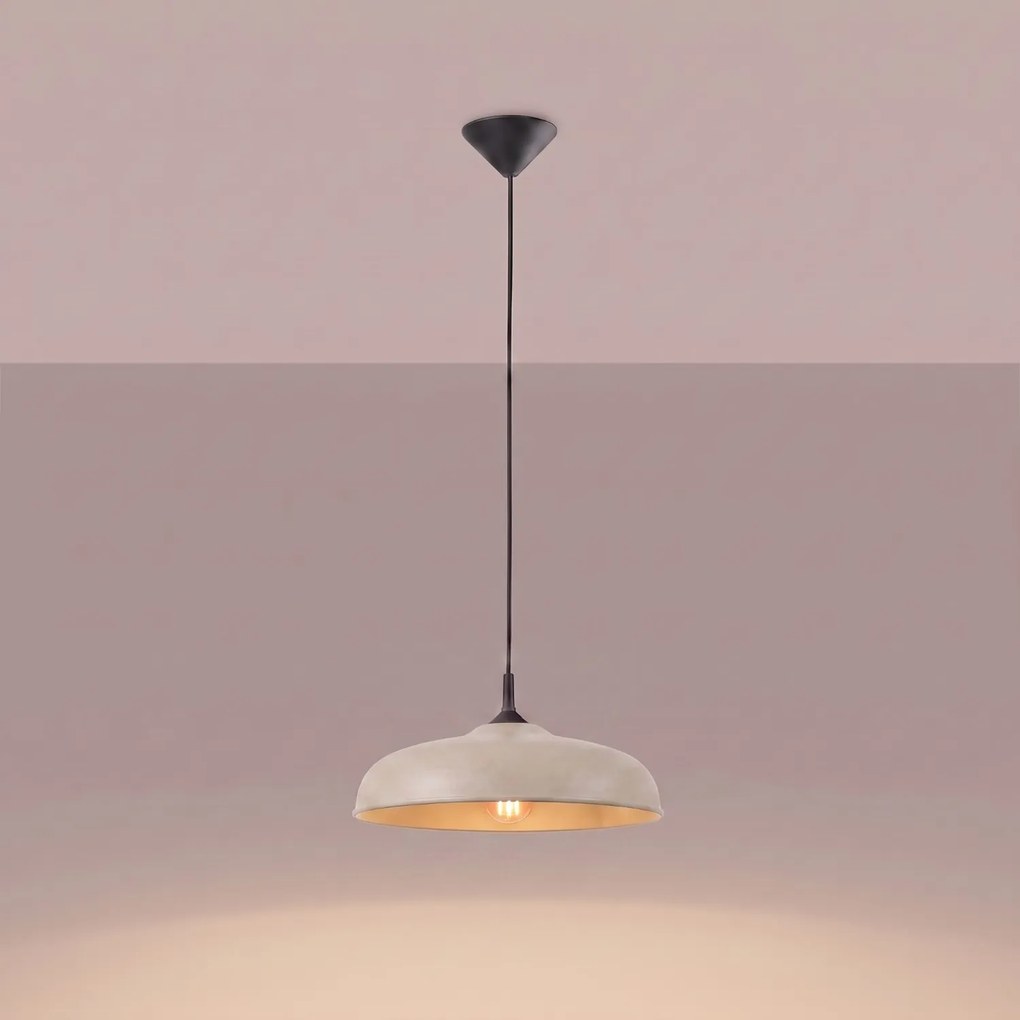 Sollux Lighting Závěsné svítidlo GINA taupe