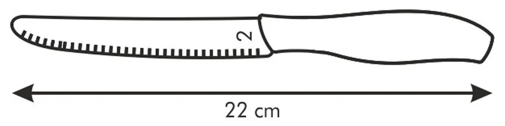 Nůž svačinový SONIC 12 cm, 6 ks