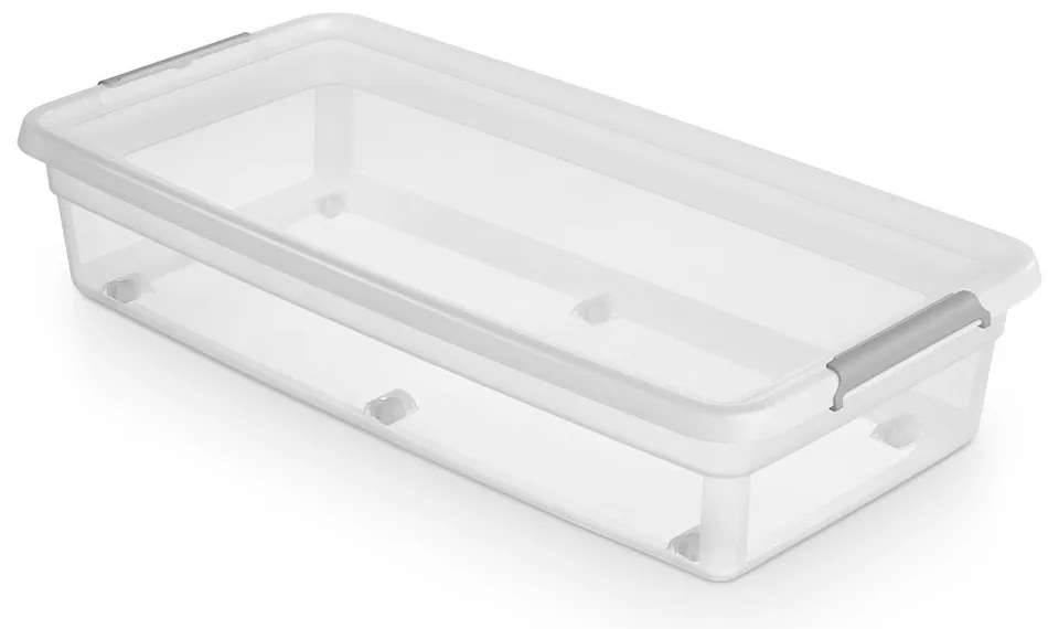 ALTOM Úložný box pod postel, na balící papíry, s víkem a kolečky - 78x39x16cm BASESTORE