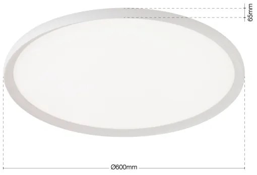 Orion - LED Stropní svítidlo KANT LED/50W/230V 2700/3200/4000K pr. 60 cm bílá