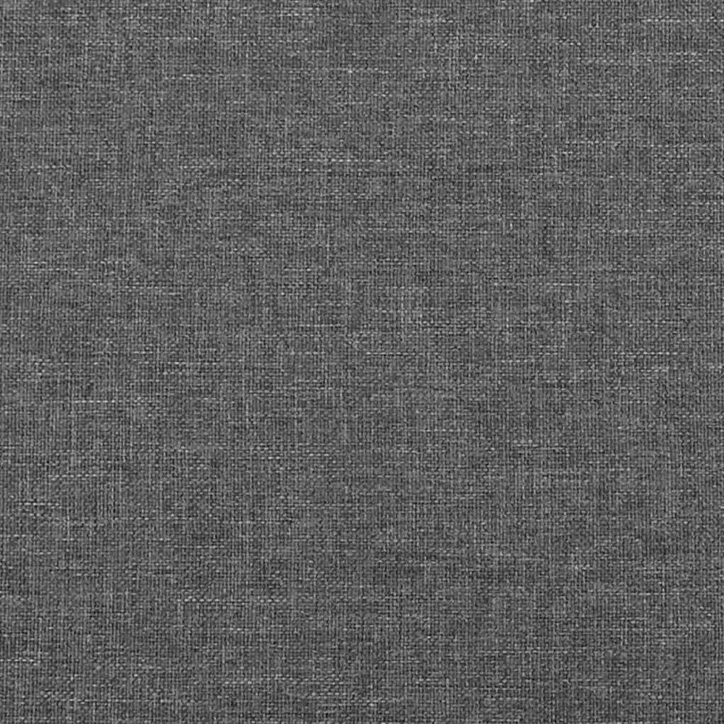 vidaXL Rám postele s čelem 120x200 cm textil [3125042] Barva: Černá