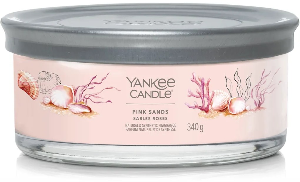 Yankee Candle – Signature Tumbler svíčka Pink Sands (Růžové písky) Velikost: střední 340 g