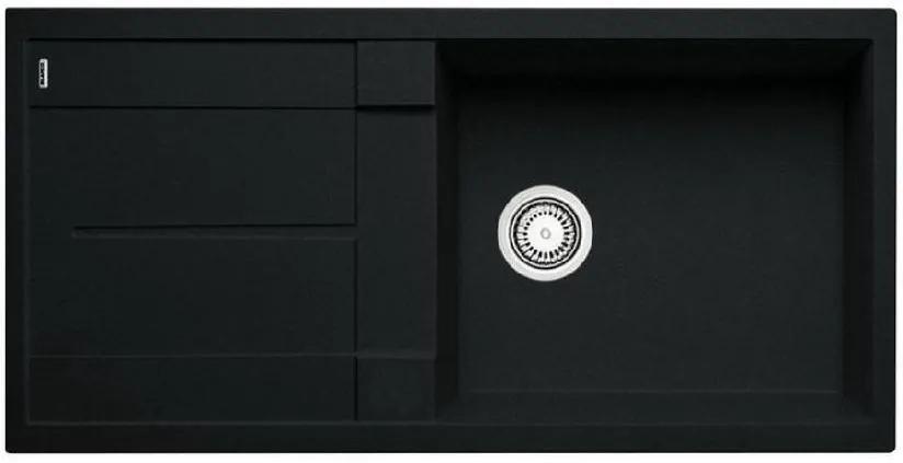Blanco Metra XL 6 - Silgranitový dřez, 1000x500 mm, černá 525930