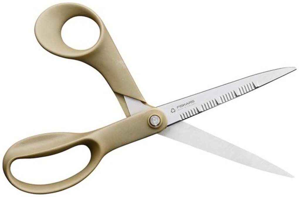 Fiskars ReNew Zahradní nůžky, vroubkované 21cm 1062544