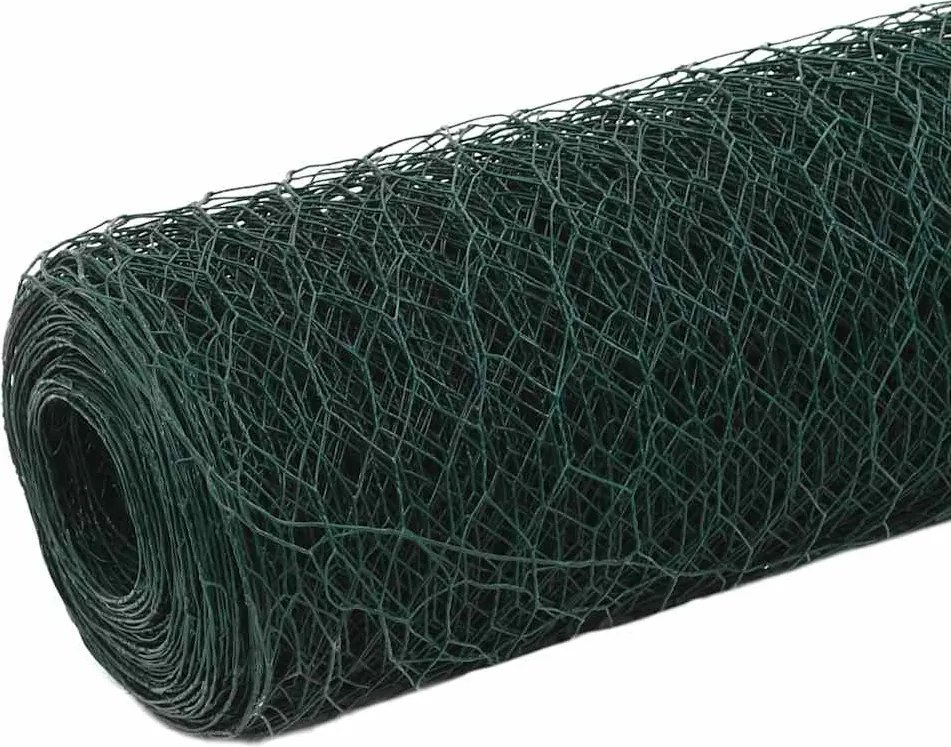 Pletivo ke kurníku ocel PVC vrstva 25 x 1,5 m zelené 143264