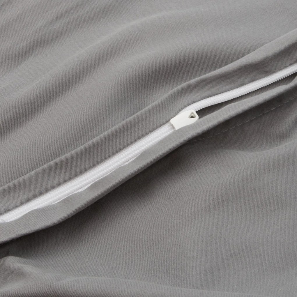 SATÉNOVÉ POVLEČENÍ VALINOR 160X200 CM, 2 KS 70X80 CM ŠEDÉ