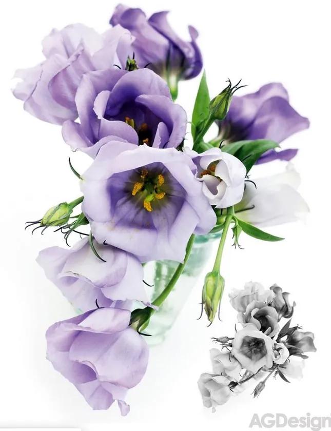 Samolepící dekorace Fialové květy - F 1029