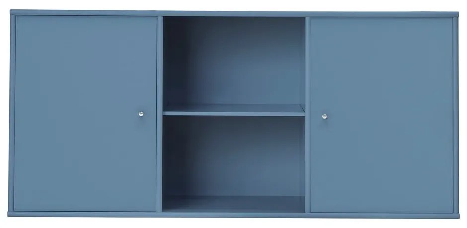 Modrá nízká závěsná komoda 133x61 cm Mistral – Hammel Furniture