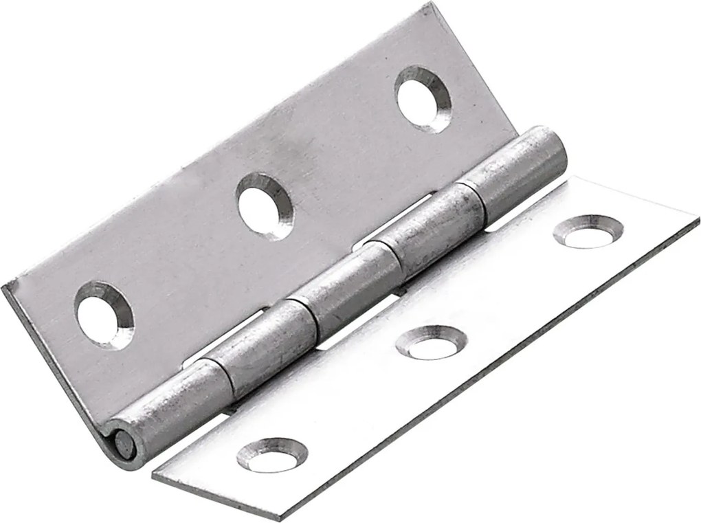 Hettich Nábytkový závěs slim, matný nerez, 80 x 45 x 1,4 mm