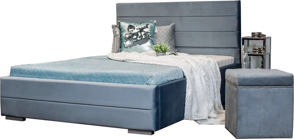 AMI nábytek Čalouněná postel C1 140x200cm s úložným prostorem