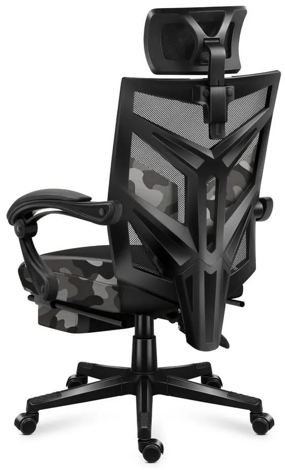 Huzaro Herní židle Combat 5.0 s výsuvnou podnožkou - camo