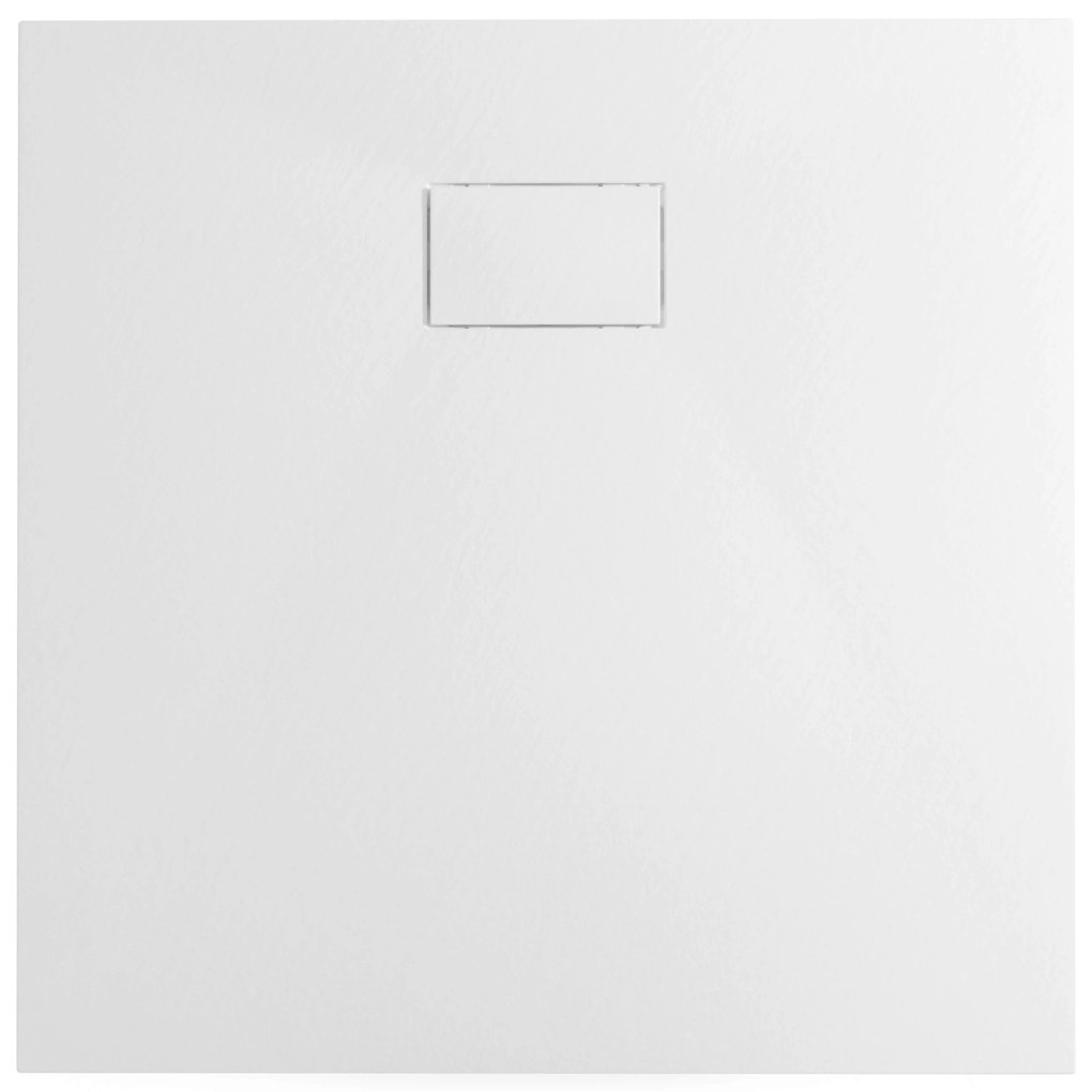 Cerano Gusto, čtvercová sprchová vanička 80x80x3 cm z minerálního kompozitu, bílá, CER-CER-414566