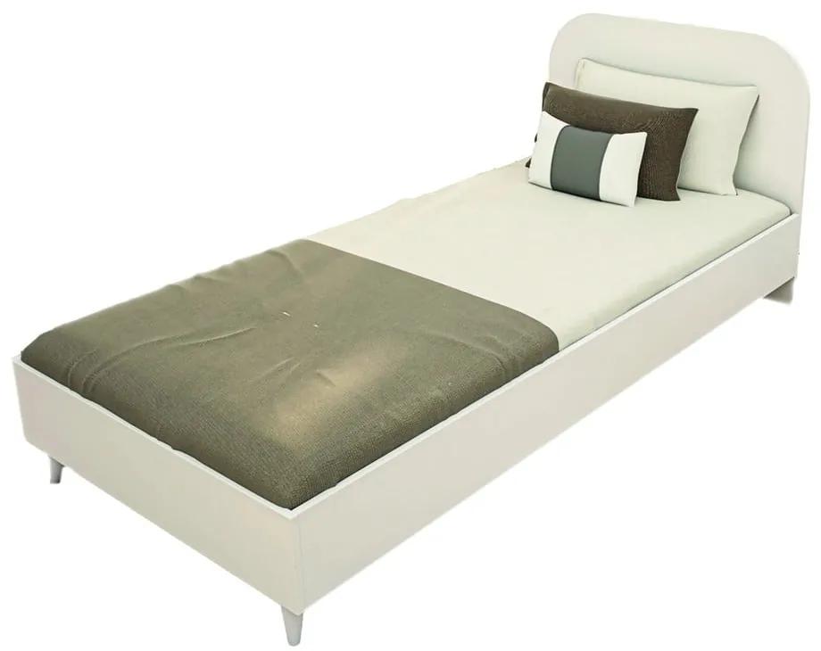 Bílá jednolůžková postel 90x190 cm Lavinia – Kalune Design