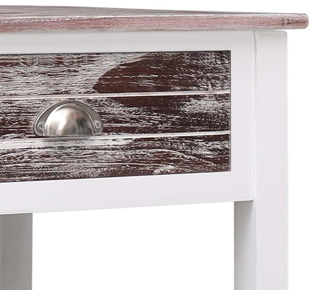 Konferenční stolek hnědý 100 x 50 x 45 cm dřevo - Default Title