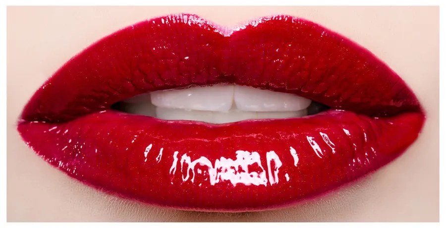 Wallmuralia Foto obraz akryl svislý do obýváku Červená ústa 120x60 cm