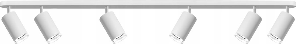 Nástěnná a stropní lampa Turín 6xGU10 IP44 bílá odolná proti stříkající vodě