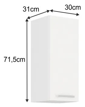 Horní skříňka SPLIT 30 G-72 1F Tempo Kondela