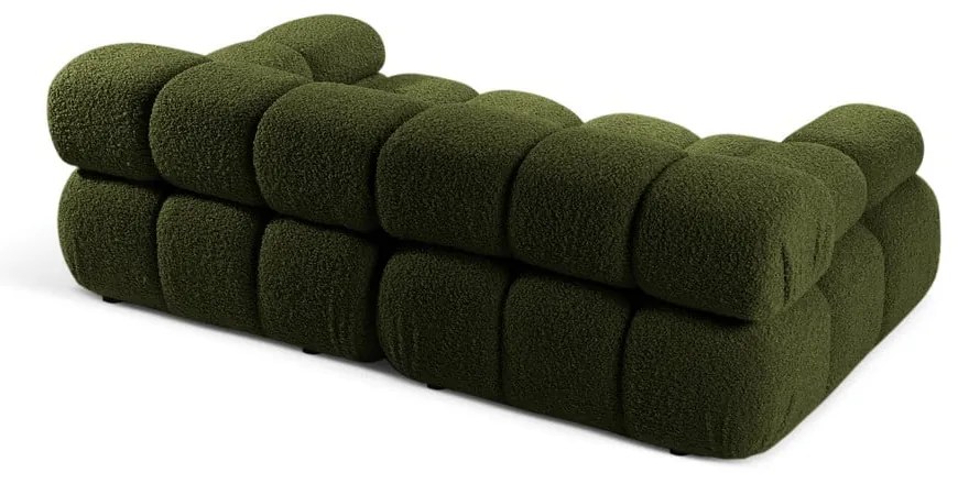 Zelená modulární pohovka z textilie bouclé 188 cm Bellis – Micadoni Home