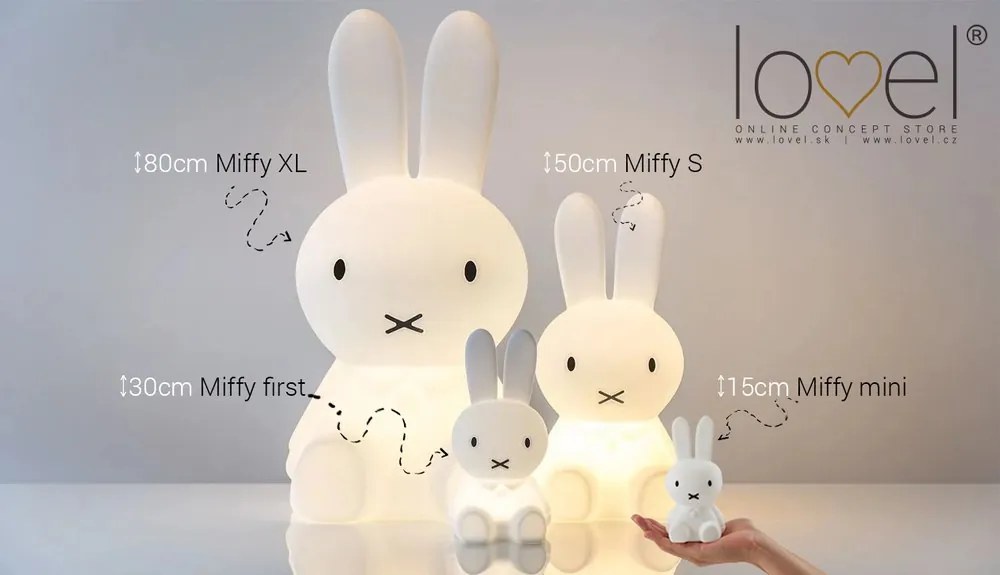 lovel.cz Dětská lampa Zajíček Miffy First Lamp