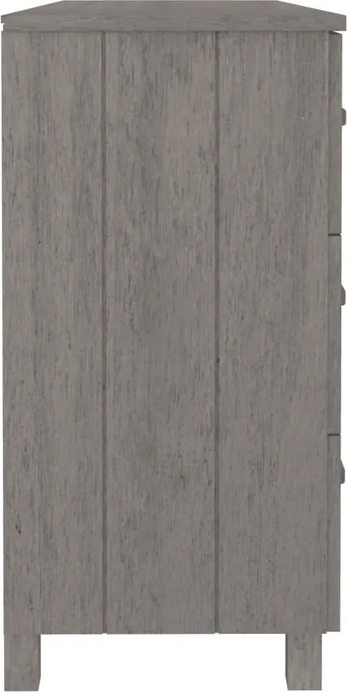 vidaXL Příborník HAMAR 113 x 40 x 80 cm masivní borovice [340451] Barva: světle šedá