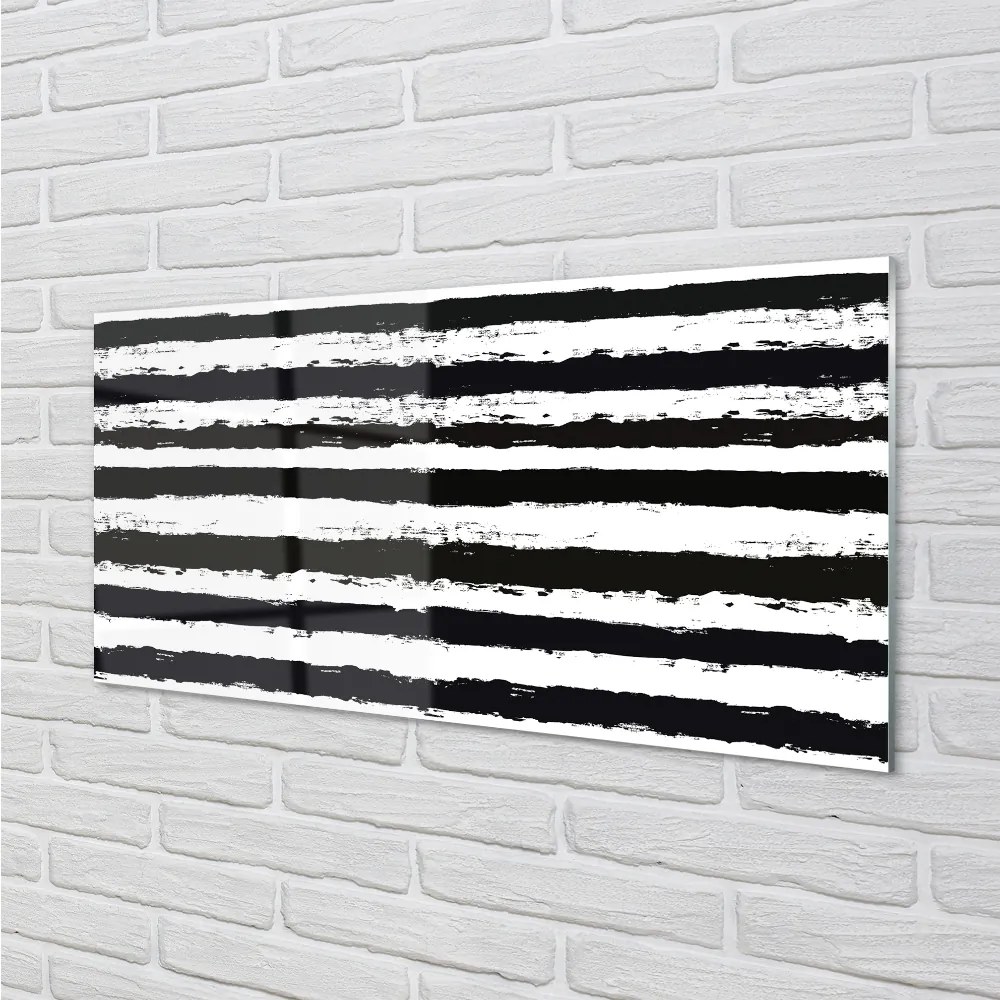 akrylový obraz Nepravidelné pruhy zebra 100x50 cm