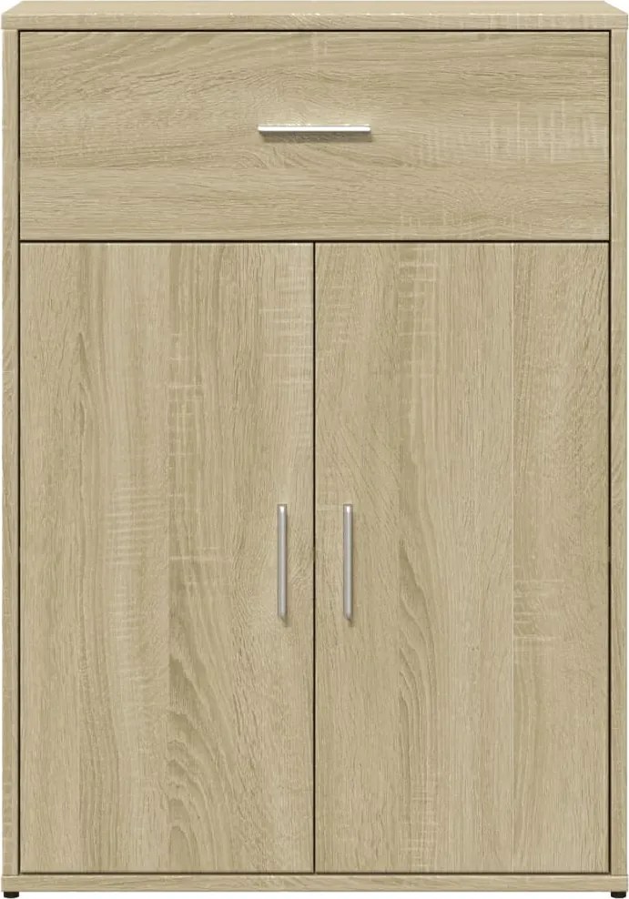 Příborníky 2 ks dub sonoma 60 x 30 x 84 cm kompozitní dřevo 3276597