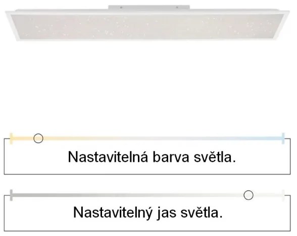 Leuchten Direkt 14762-16 - LED Stmívatelné svítidlo STARRYFLAT LED/36W/230V + DO