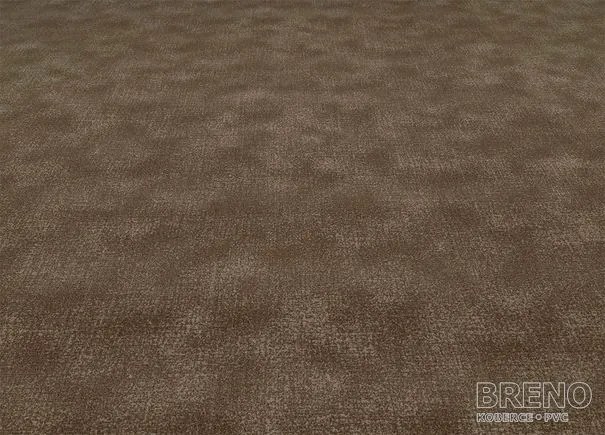 Breno Metrážový koberec VERIS 44 hnědý, šíře 400 cm, Hnědá