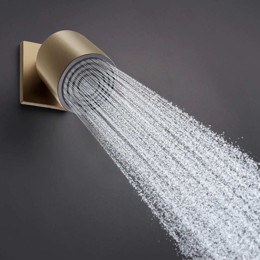 Hansgrohe Pulsify, nástěnné připojení pro hlavovou sprchu 105, kartáčovaný bronz, HAN-24139140
