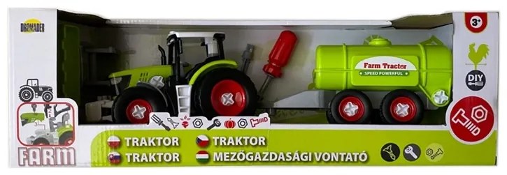 Dromader Traktor s cisternou na šroubování DIY