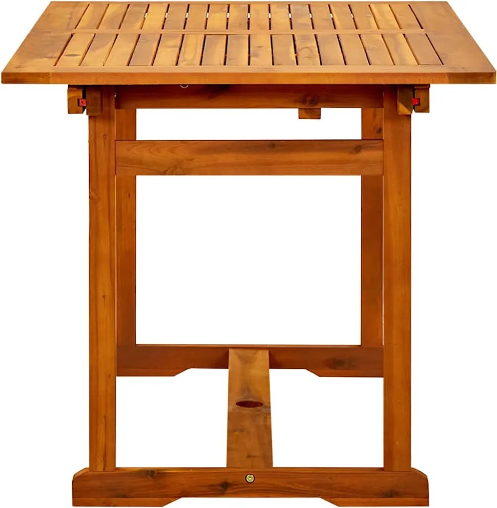 Zahradní jídelní stůl (120–170) x 80 x 75 cm masivní akácie 316568