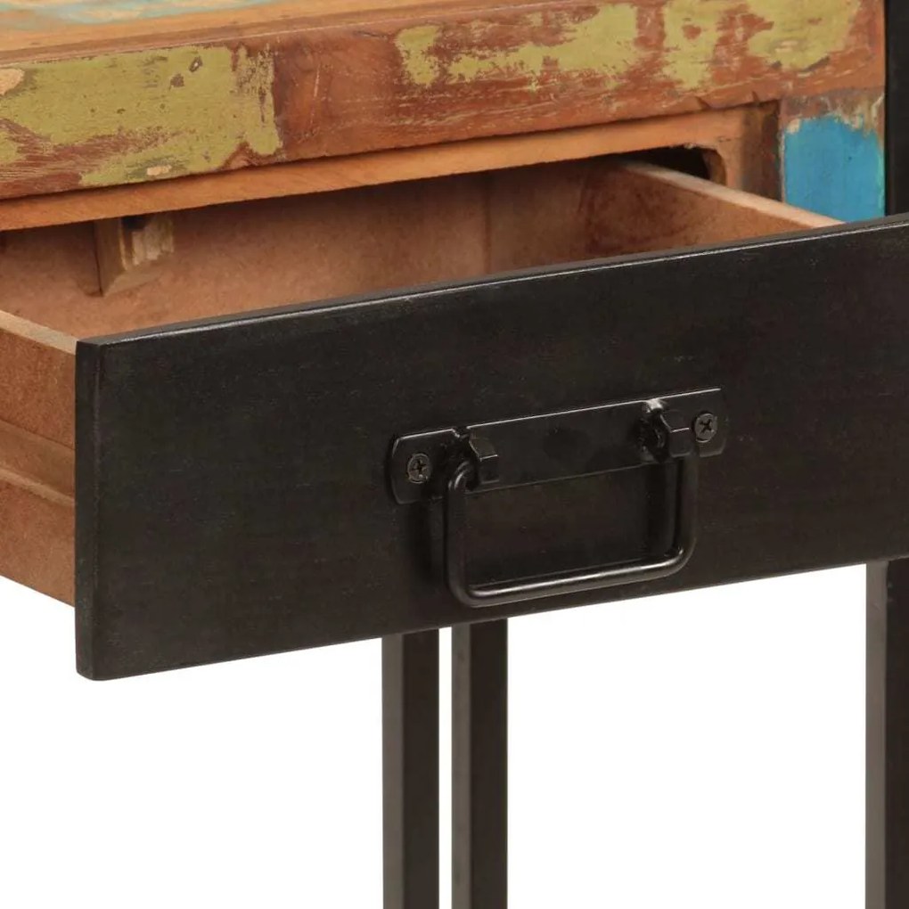 vidaXL Konzolový stolek 110 x 30 x 76 cm masivní recyklované dřevo [348158]
