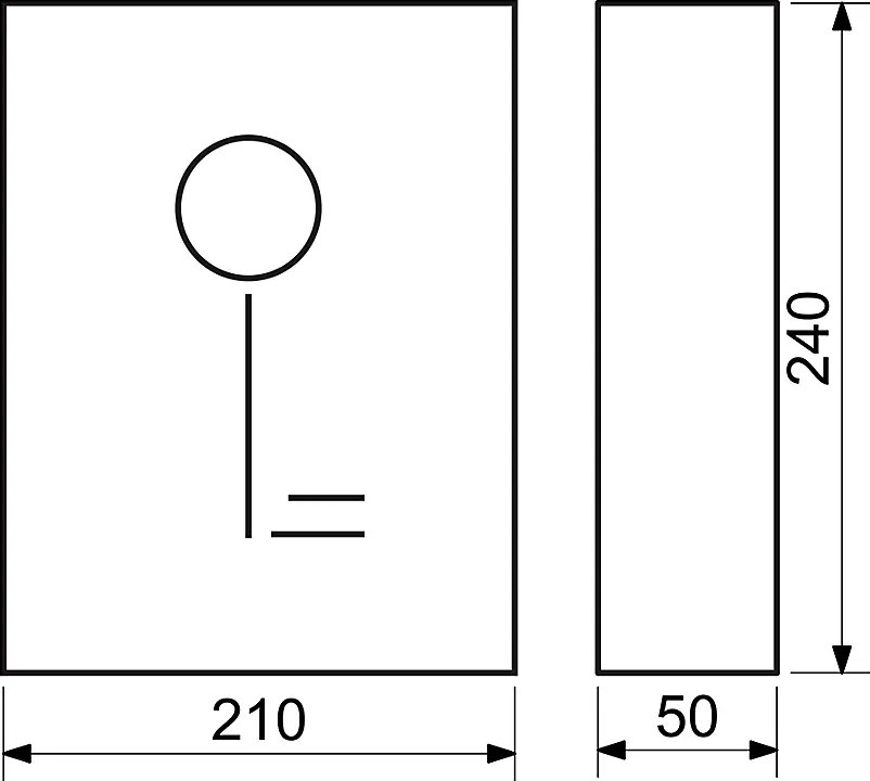 Ocelová skříňka na klíče se zavíráním na magnet RICHTER TS.8.AM